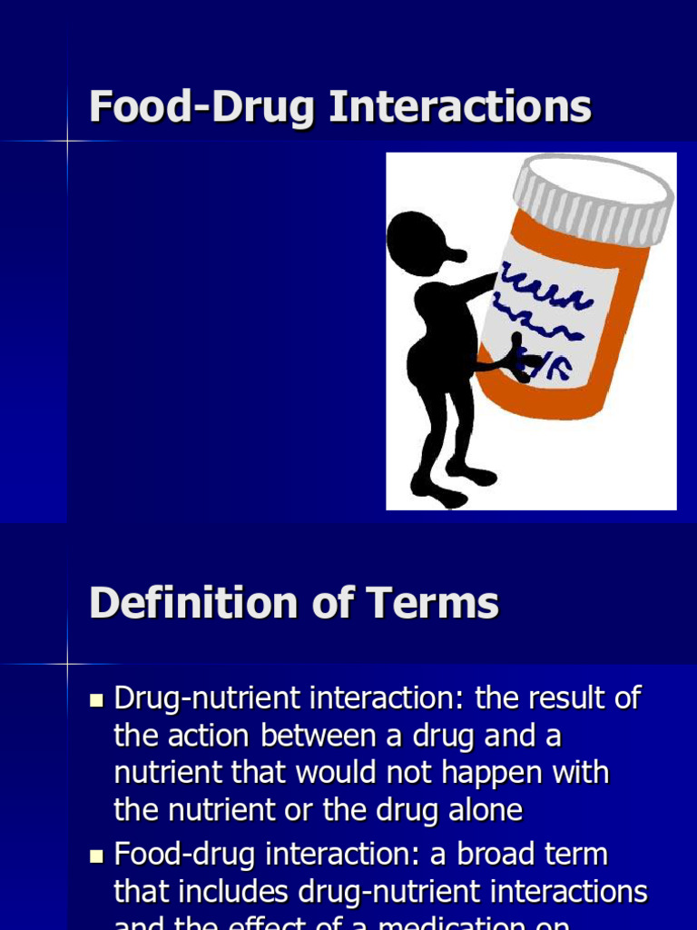 Food Drug Interactions | PDF | Dietary Supplements | Adverse Effect