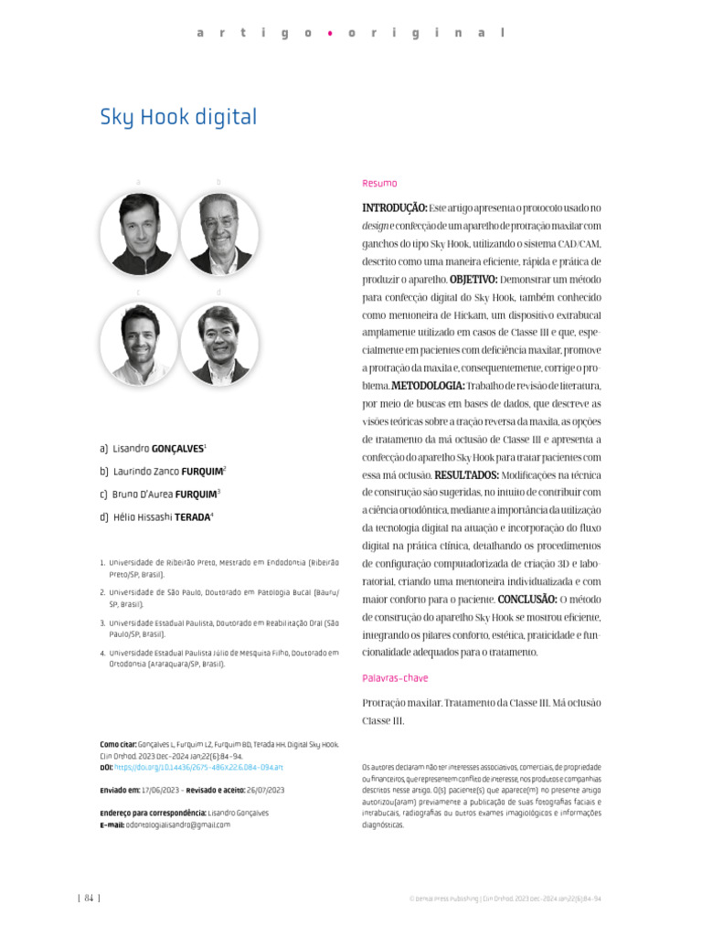 SKY HOOK | PDF | Impressão 3D | Prótese