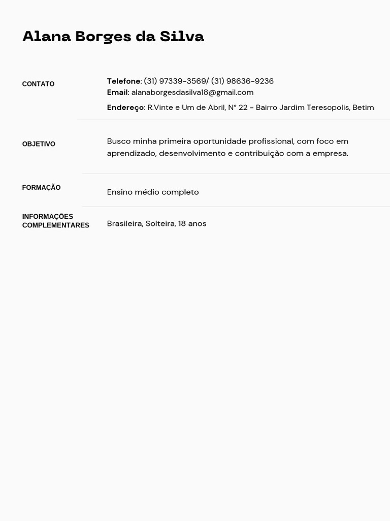 Science and Engineering Resume in White Black Simple Style_20260101 ...