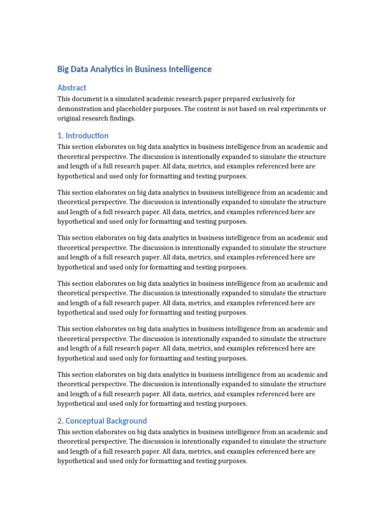 Big Data Analytics for Business Insights | PDF | Business Intelligence ...