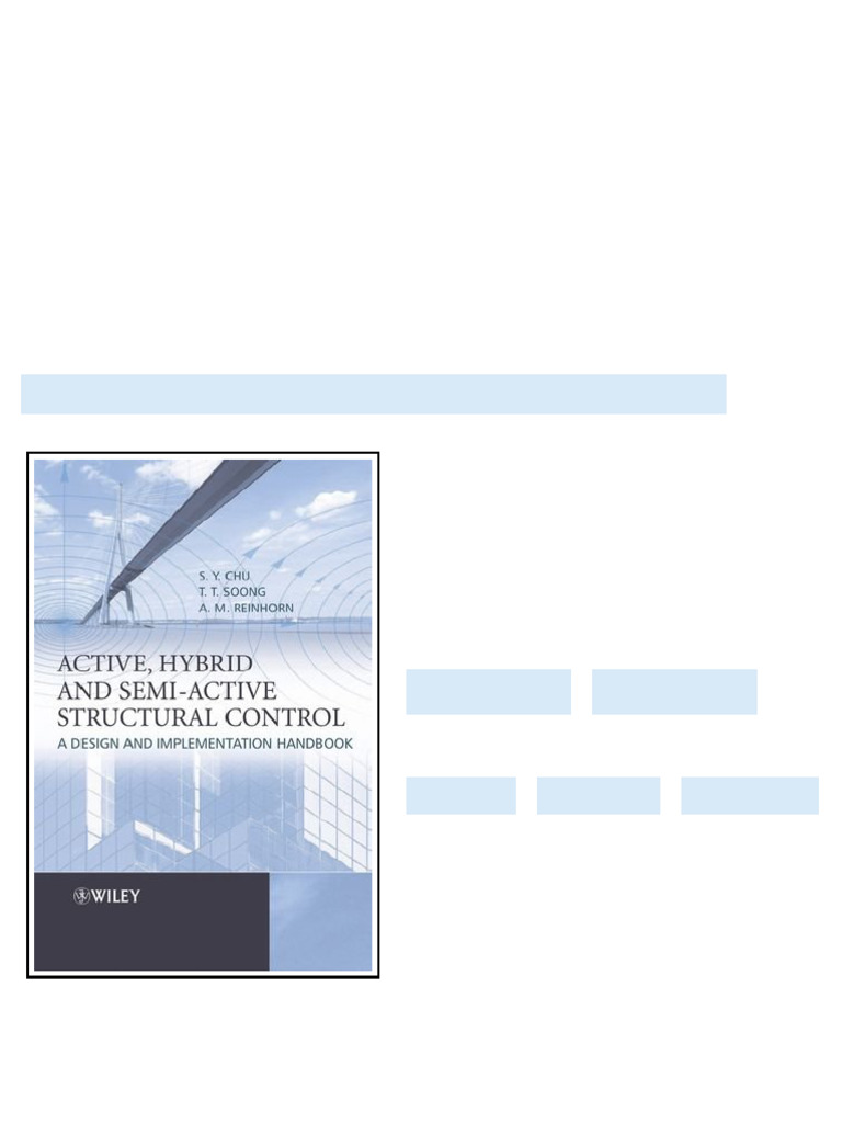 (Ebook) Active, Hybrid, and Semi-active Structural Control: A Design and Implementation Handbook ...