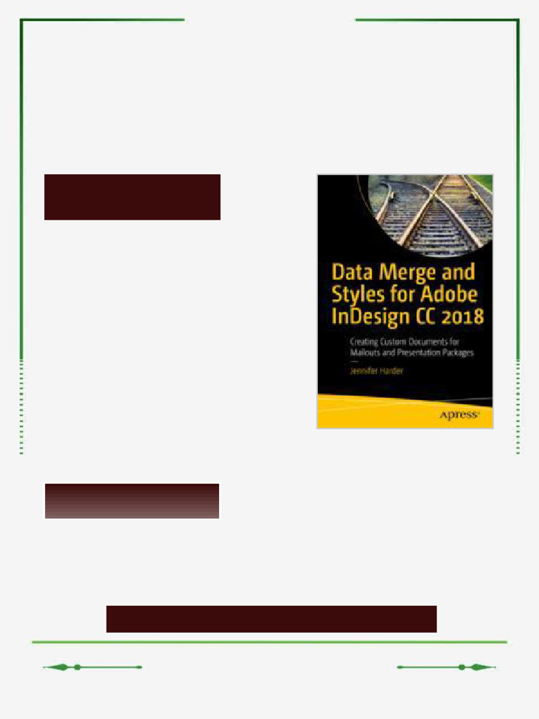 Data Merge and Styles for Adobe InDesign CC 2018: Creating Custom ...