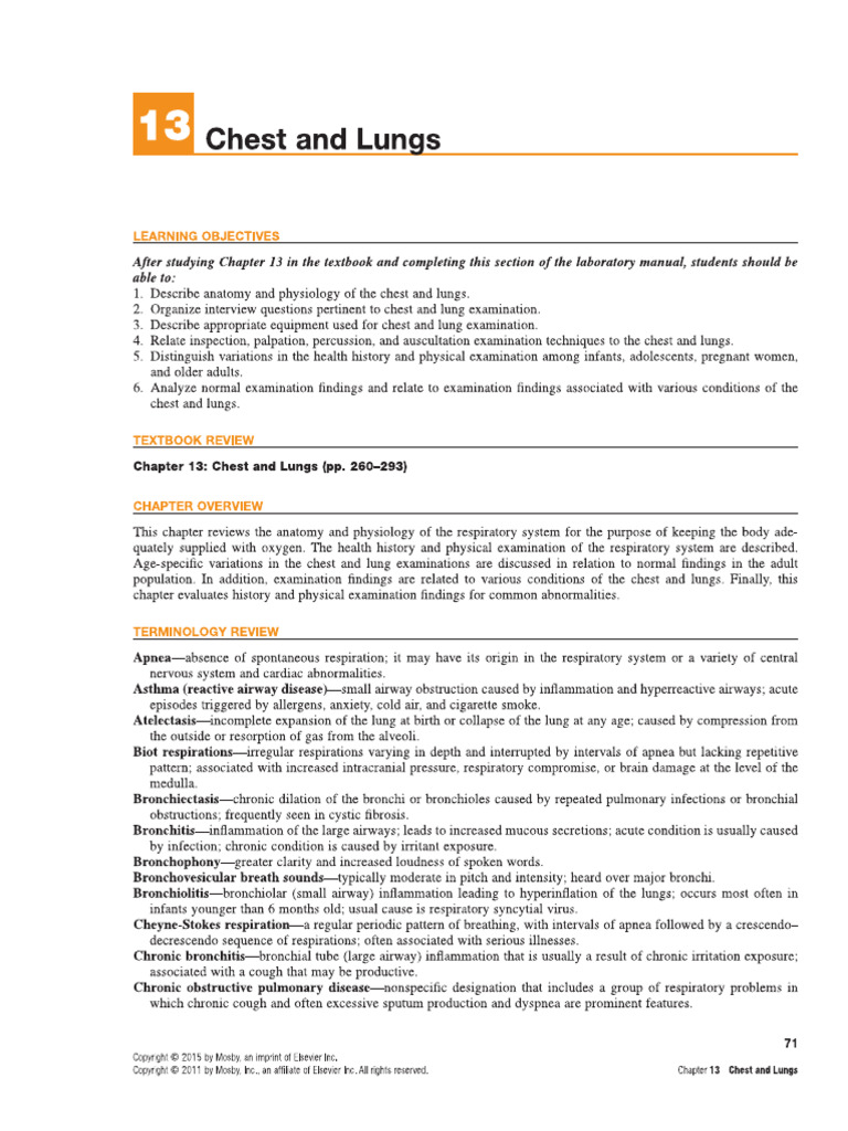 Heart and Lungs 1 | PDF