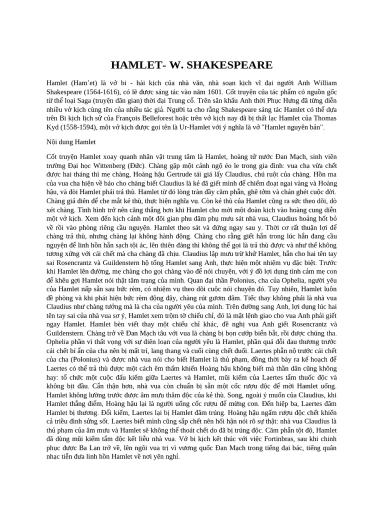 Hamlet | PDF