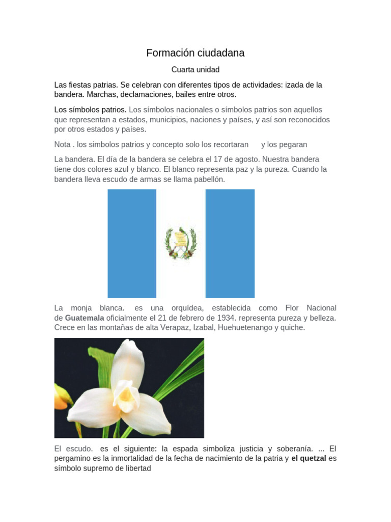 Formación Ciudadana Cuarta Unidad | PDF