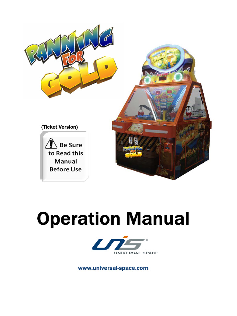 Panning_for_gold_ticket_manual | PDF | Ac Power Plugs And Sockets ...