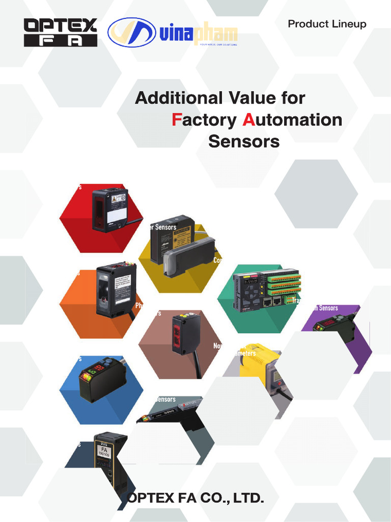 Optex-fa Lineup Catalog | PDF | Sensor | Electrical Engineering