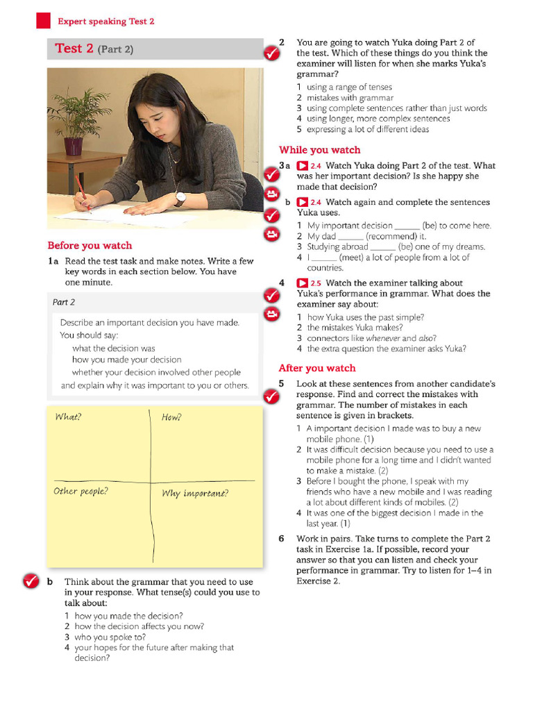 Expert Speaking Part 2 | PDF