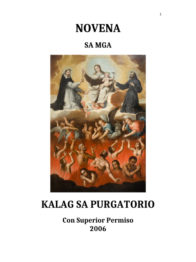 NOVENA Sa Mga KALAG Sa Purgatorio Ed3!3!18 2024 (1) | PDF