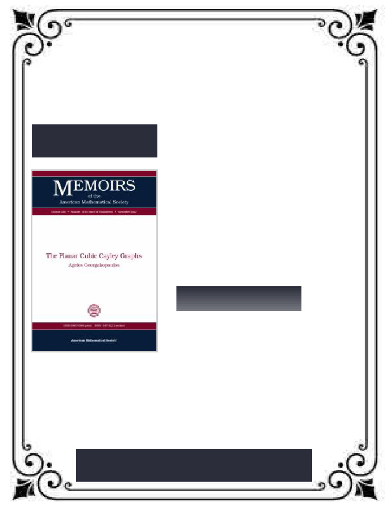 The Planar Cubic Cayley Graphs 1st Edition Agelos Georgakopoulos eBook ...