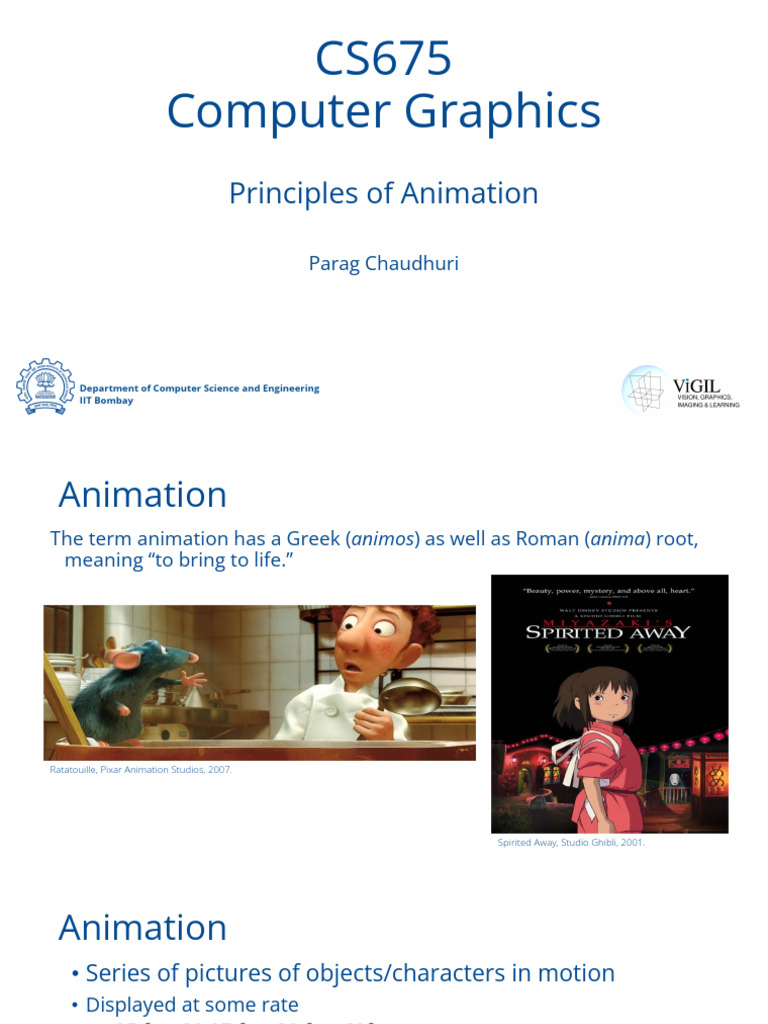 14 01-Principles of Animation | PDF | Animation