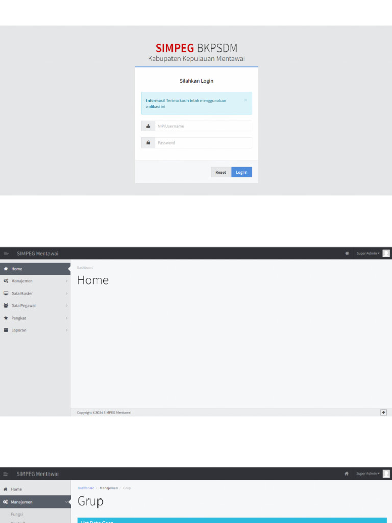 Screenshoot Simpeg | PDF
