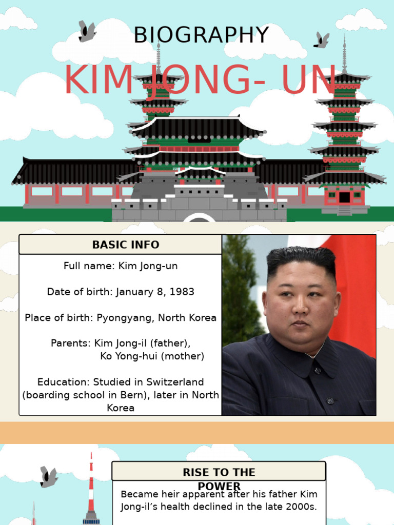 Kim Jong-Un Biography | PDF | North Korea | World Politics