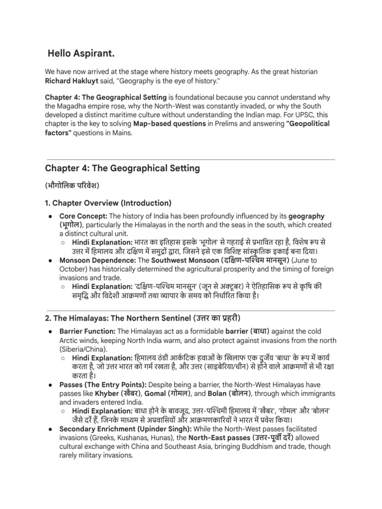 Chapter 4_ the Geographical Setting | PDF