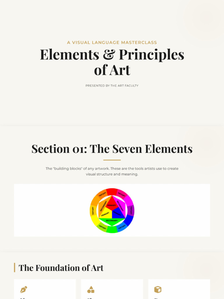 Elements and Principles of Art | PDF