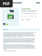 Polysulphate Fertilizer Overview | PDF | Fertilizer | Plant Nutrition