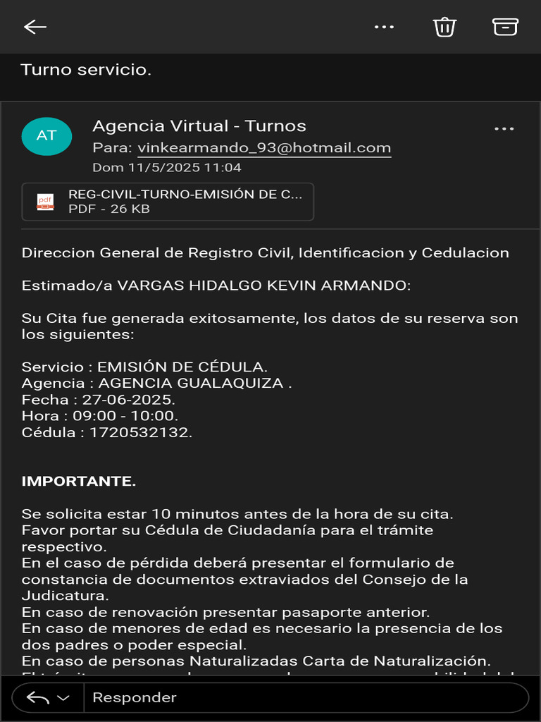 Correo Kevin Vargas - Outlook | PDF