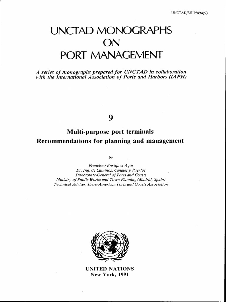 Multipurpose Port Terminals - Recommendations For Planning and ...