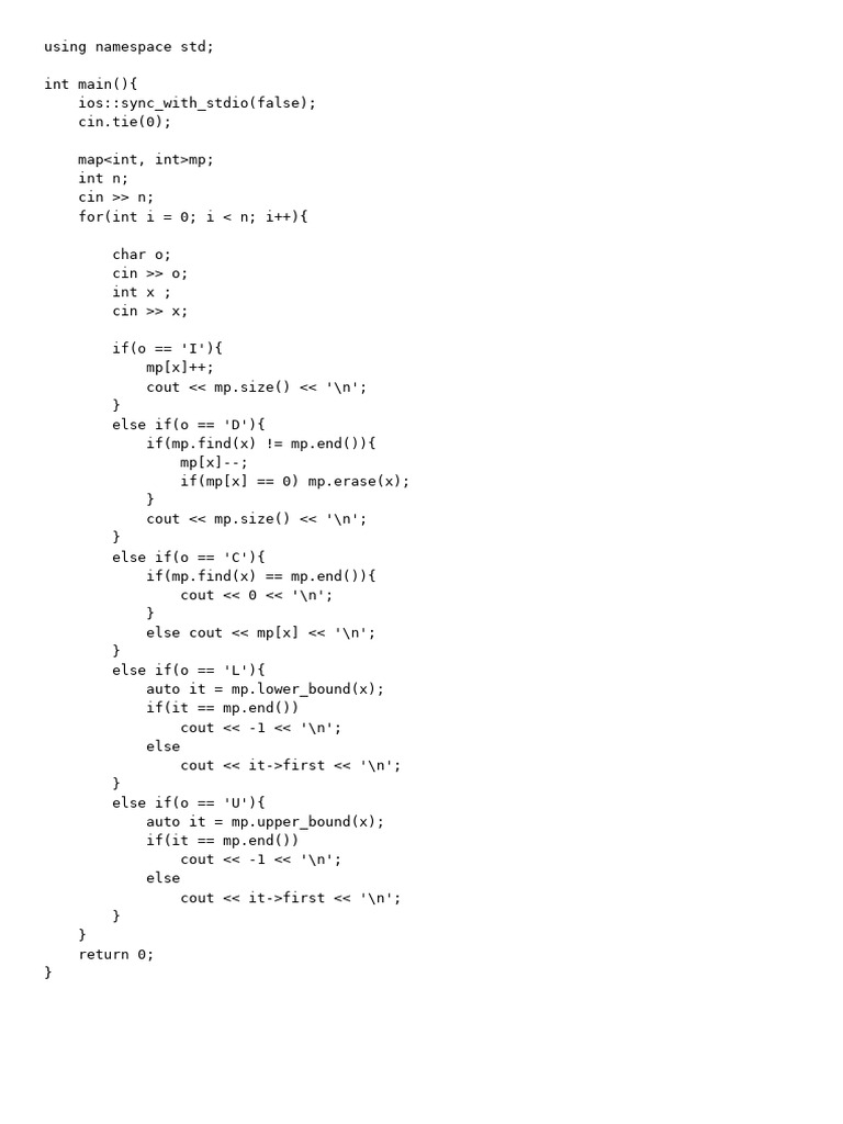 Map List Programs Separated | PDF | Computer Programming | C++