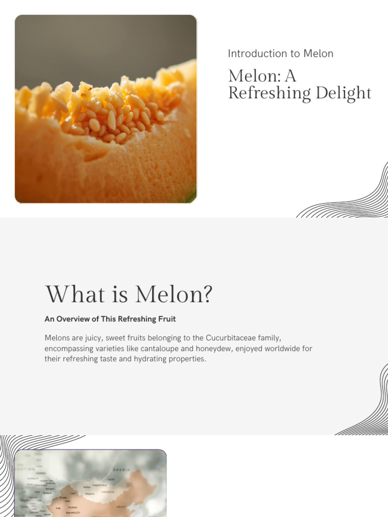 Melon A Refreshing Delight | PDF