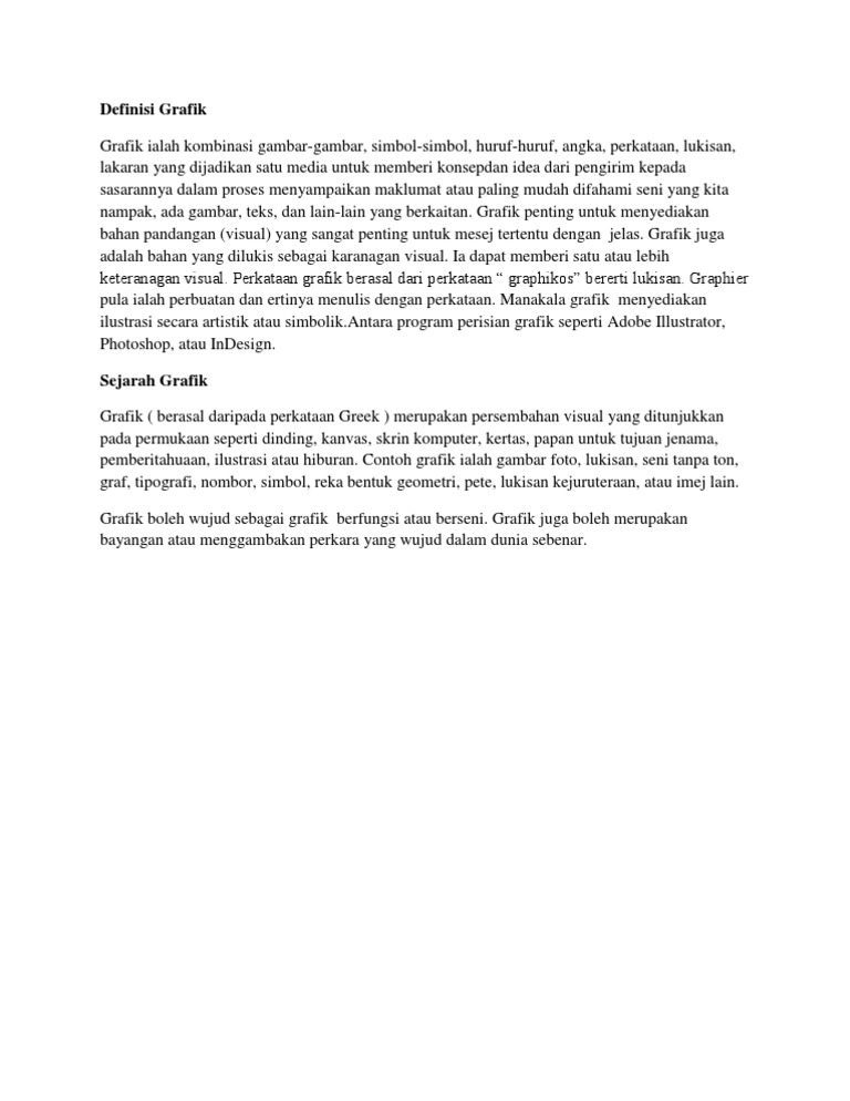 Definisi Grafik | PDF