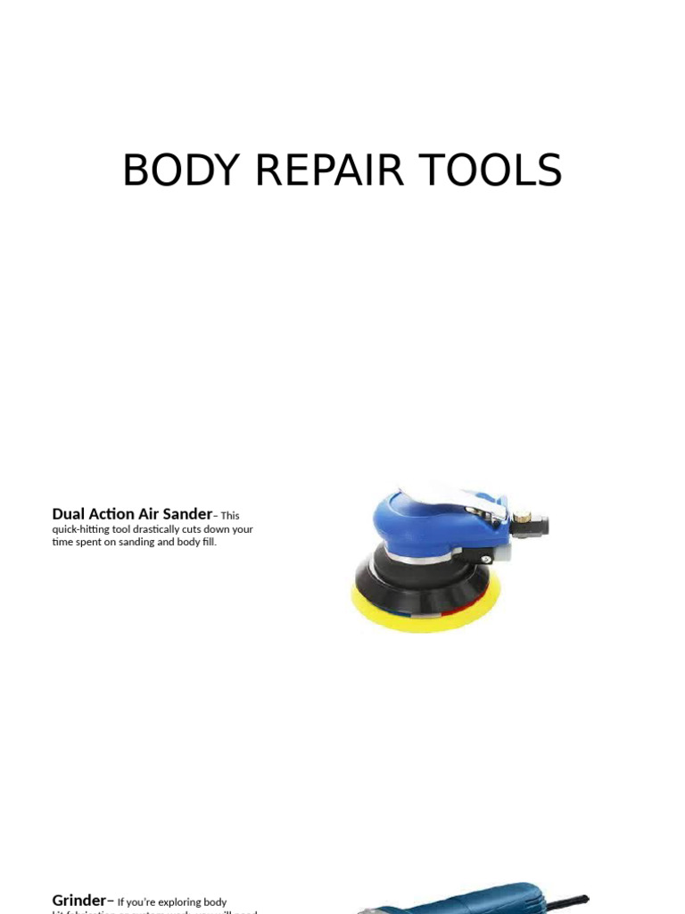 Body Repair Tools | PDF