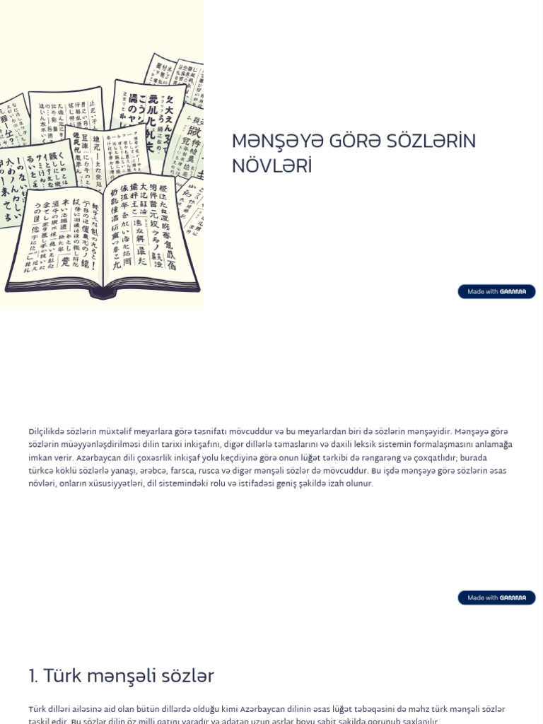 Menseye Gore Sozlerin Novleri | PDF