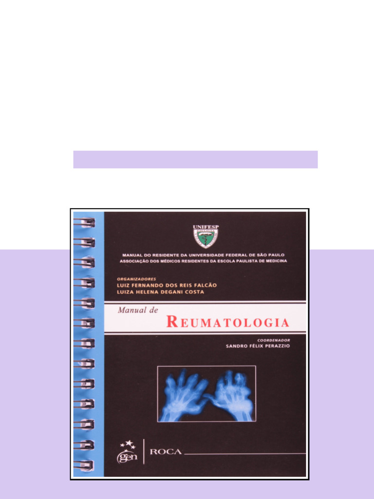 (Ebook) Reumatologia - Manual do Residente da Universidade Federal de São Paulo by Sandro Felix ...