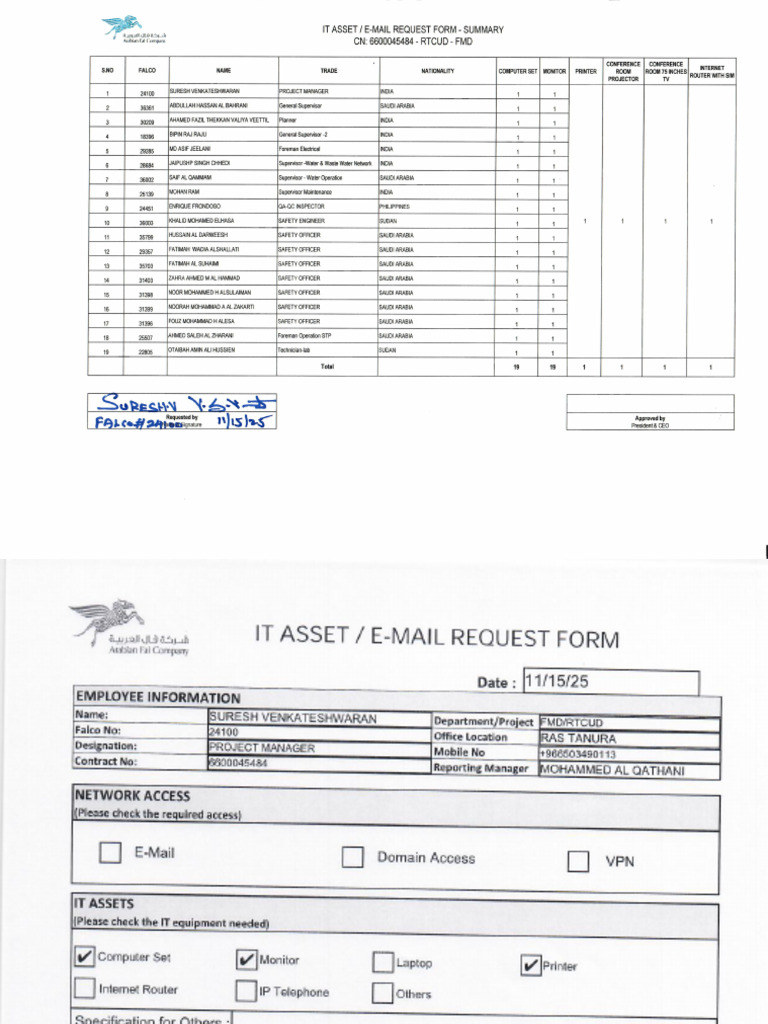 It Asset Request 6600045484-Pages | PDF
