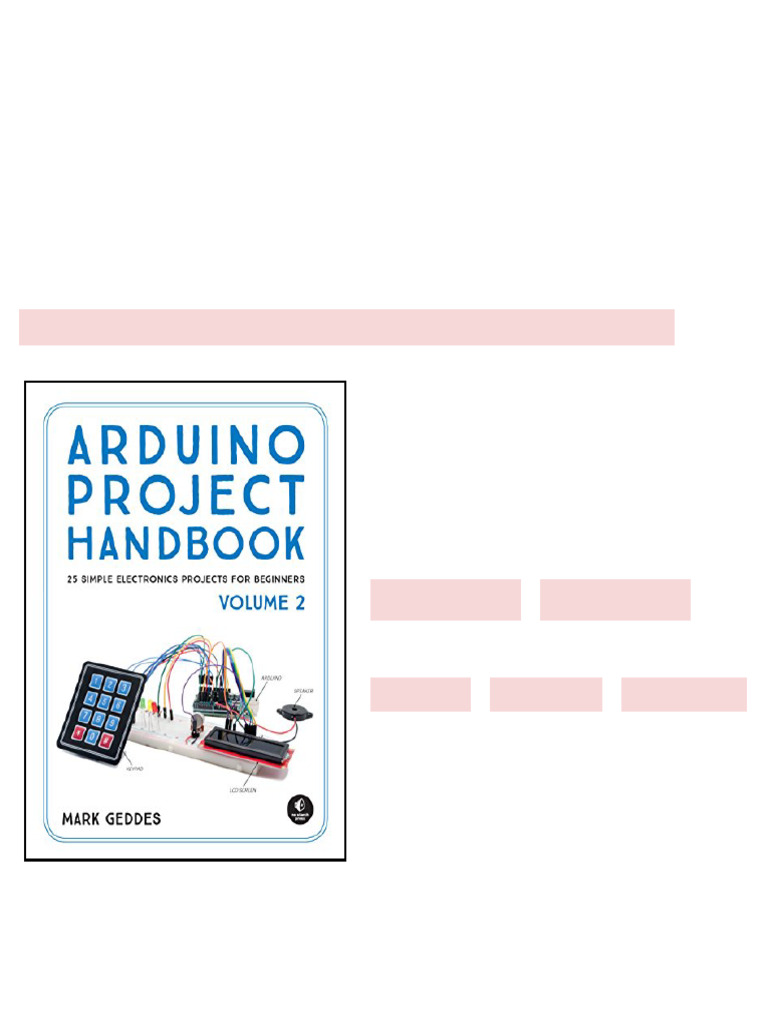 (Ebook) Arduino Project Handbook, Volume 2: 25 Simple Electronics ...