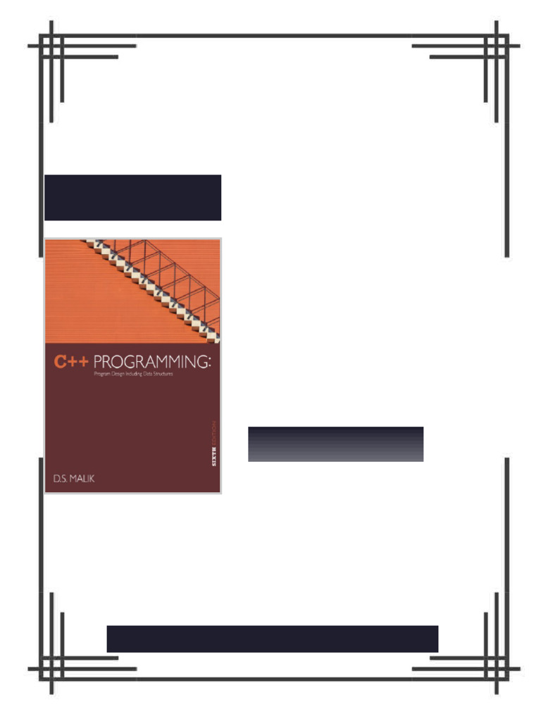 C Programming Program Design Including Data Structures 6th Edition D. S. Malik ebook classic ...