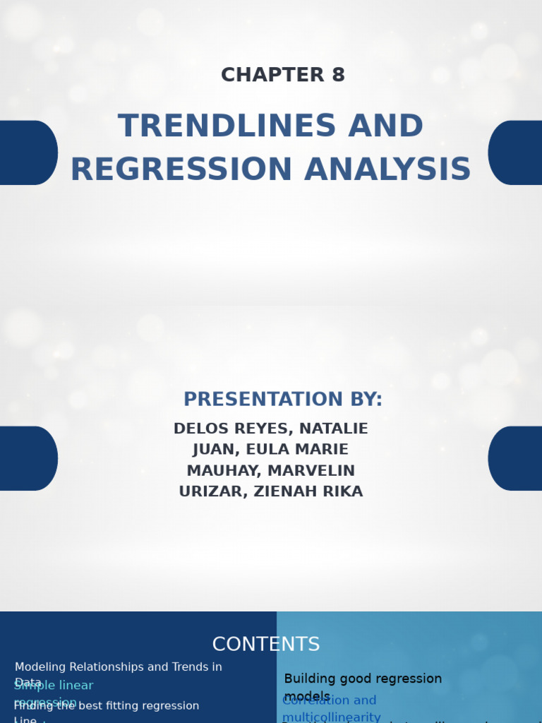 Chapter 8 Bsais3b Group3.Pptx | PDF | Linear Regression | Regression Analysis