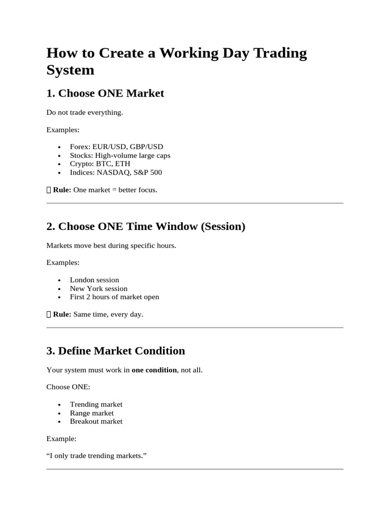Build a Profitable Day Trading System | PDF | Day Trading | Financial ...
