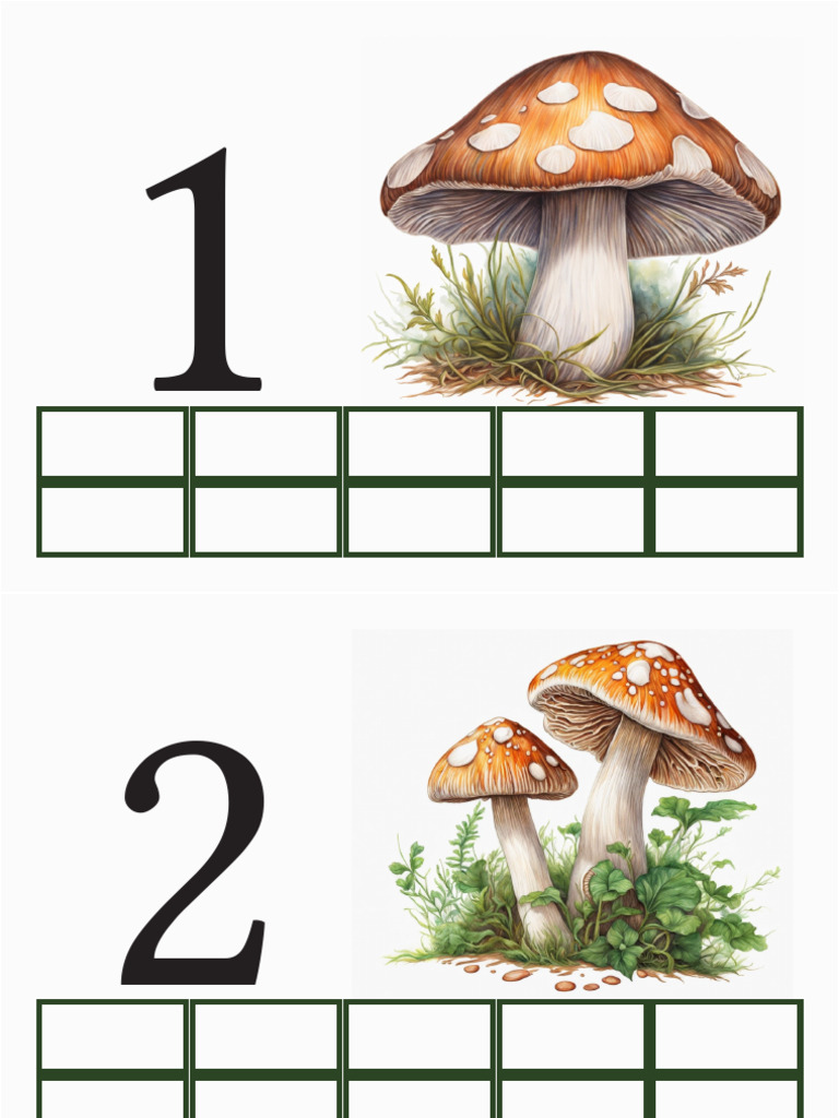 Counting Cards Mushrooms2 | PDF