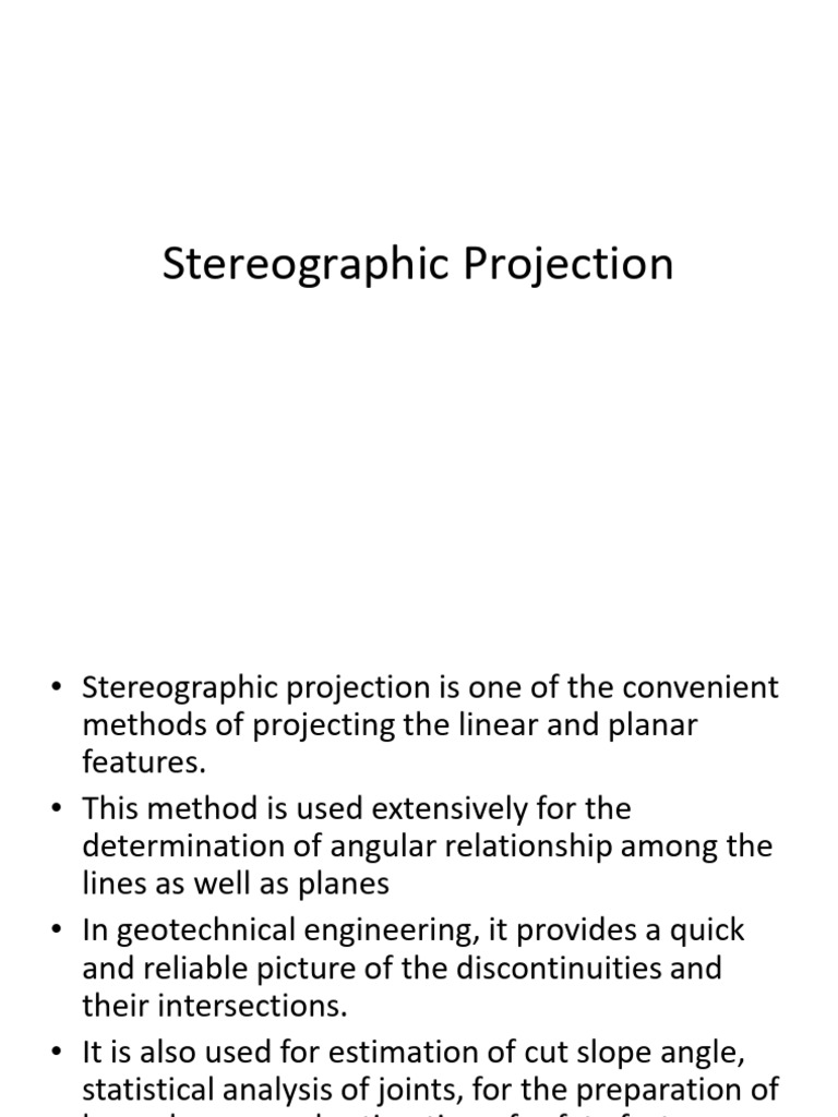 Stereographic Projection | PDF | Sphere | Rotation