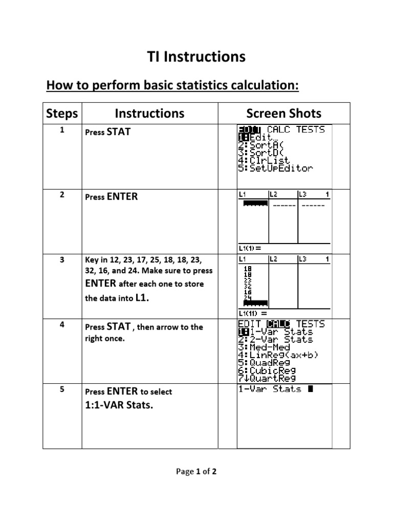 7 - Basic Statistics Calculation | PDF