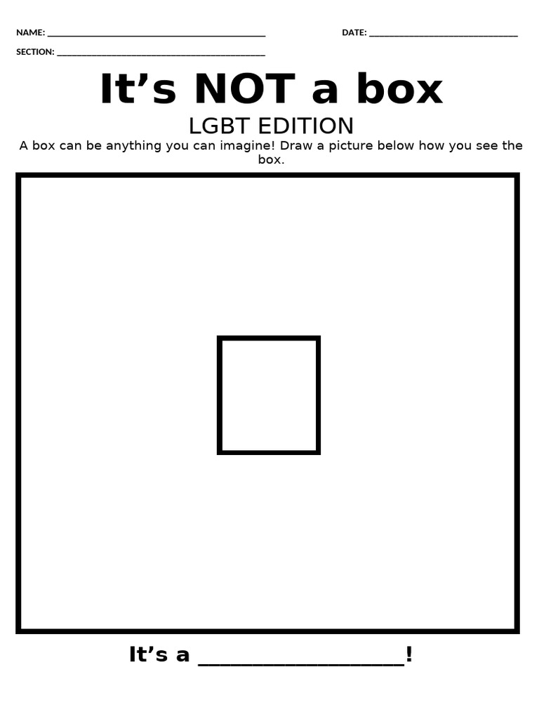 Its Not A Box | PDF