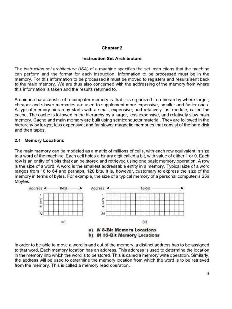 Instruction Set Architecture | PDF | Assembly Language | Input/Output
