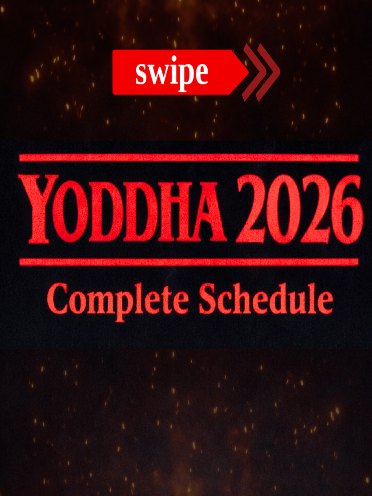 Yoddha Planner 2026 | PDF