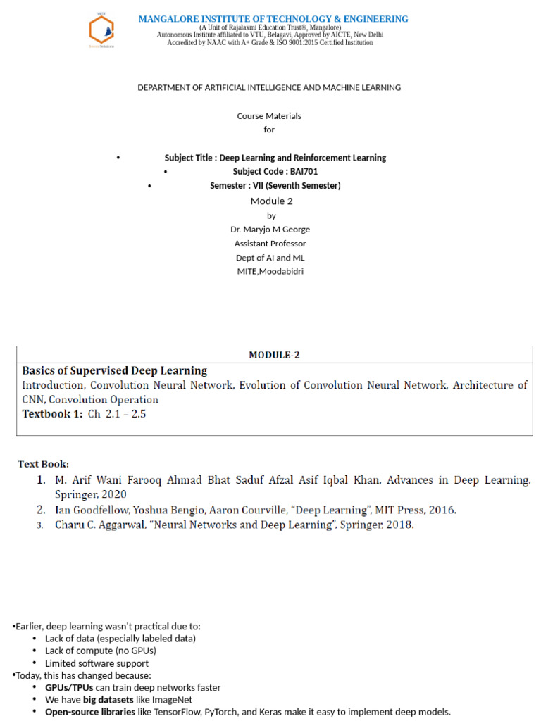 Deep Learning & CNN Overview Guide | PDF | Computer Vision ...