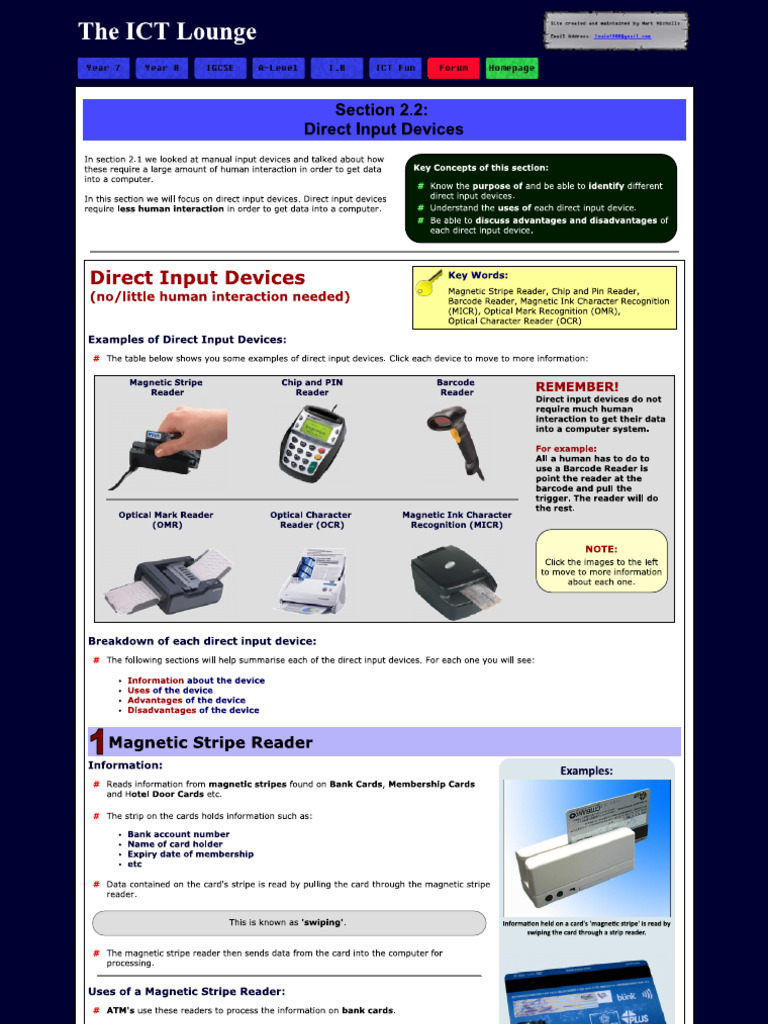 2.2 - Manual Input Devices | PDF