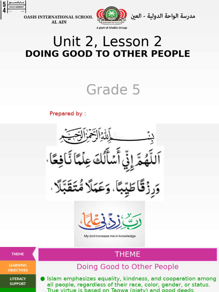G5 - PPT - Doing Good To Other People | PDF | Abrahamic Religions
