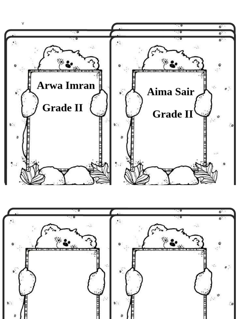 Fa G2 Name Tags | PDF