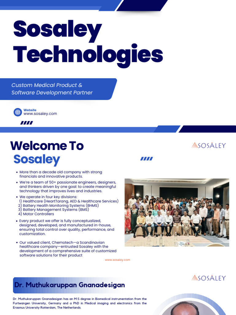 Custom Medical Tech & Software Solutions | PDF | Electrocardiography ...