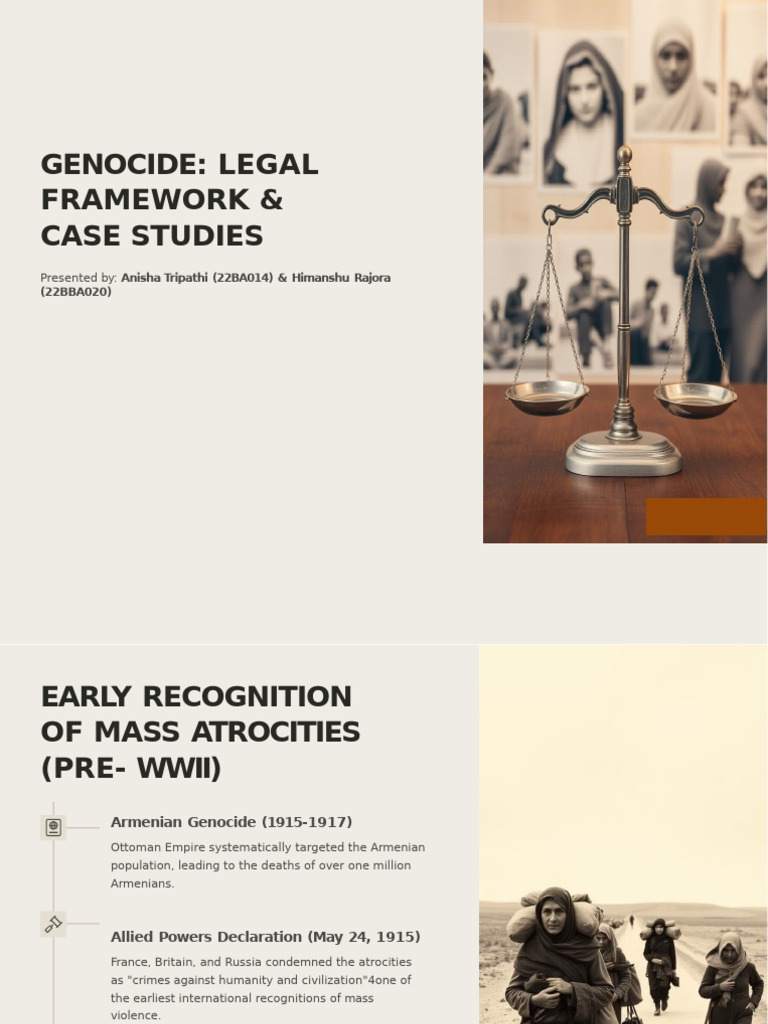 Genocide: Legal Framework & Case Studies | PDF | International Criminal ...
