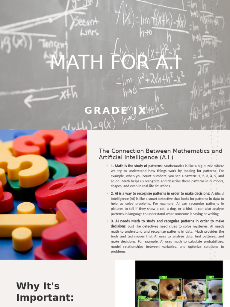 Math's Role in Artificial Intelligence | PDF | Artificial Intelligence ...