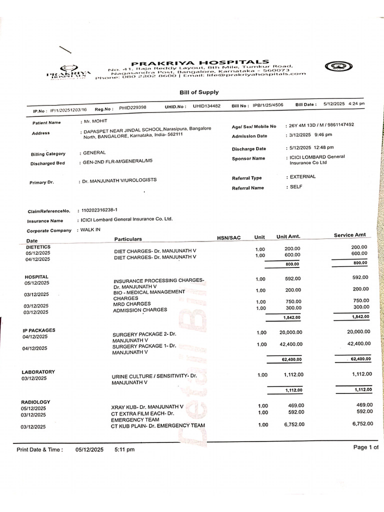 Payment Receipt | PDF