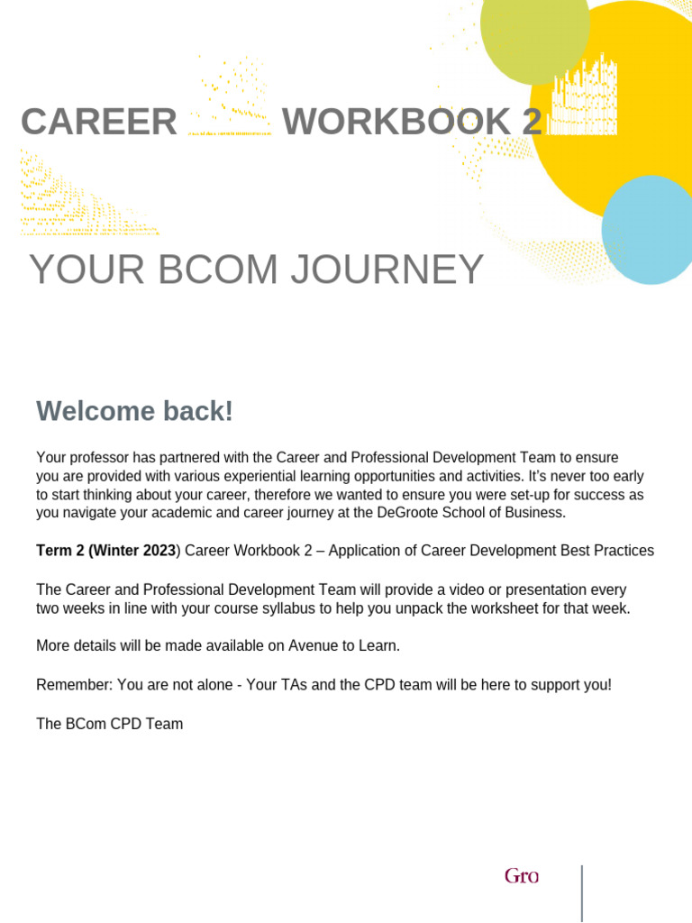 1GR0 - Career Workbook 2 - Final | PDF | Cognition