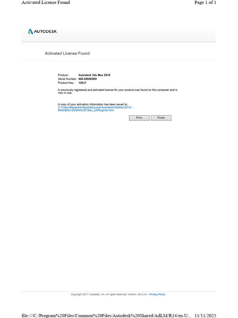 Autodesk 3ds Max 2018 License Activation | PDF
