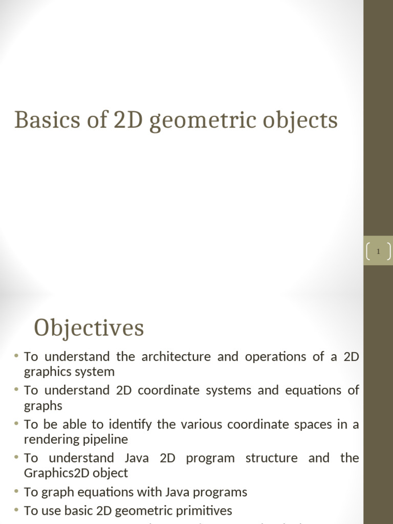 Week2 (Basic Primitives) | PDF | Line (Geometry) | 2 D Computer Graphics